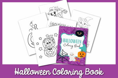 Diy Fun Printable Halloween Coloring Book | DIYIdeaCenter.com