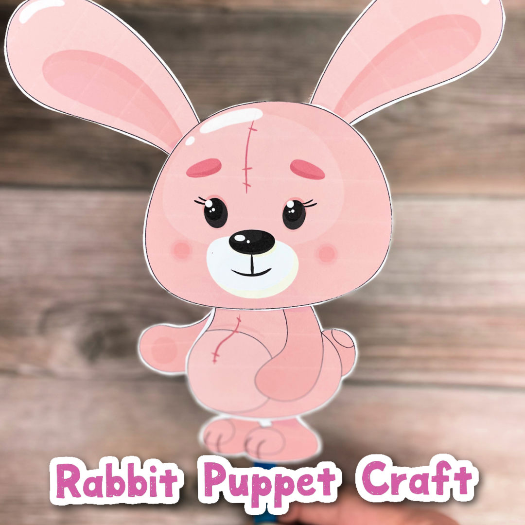 Rabbit Paper Craft | AllFreeKidsCrafts.com