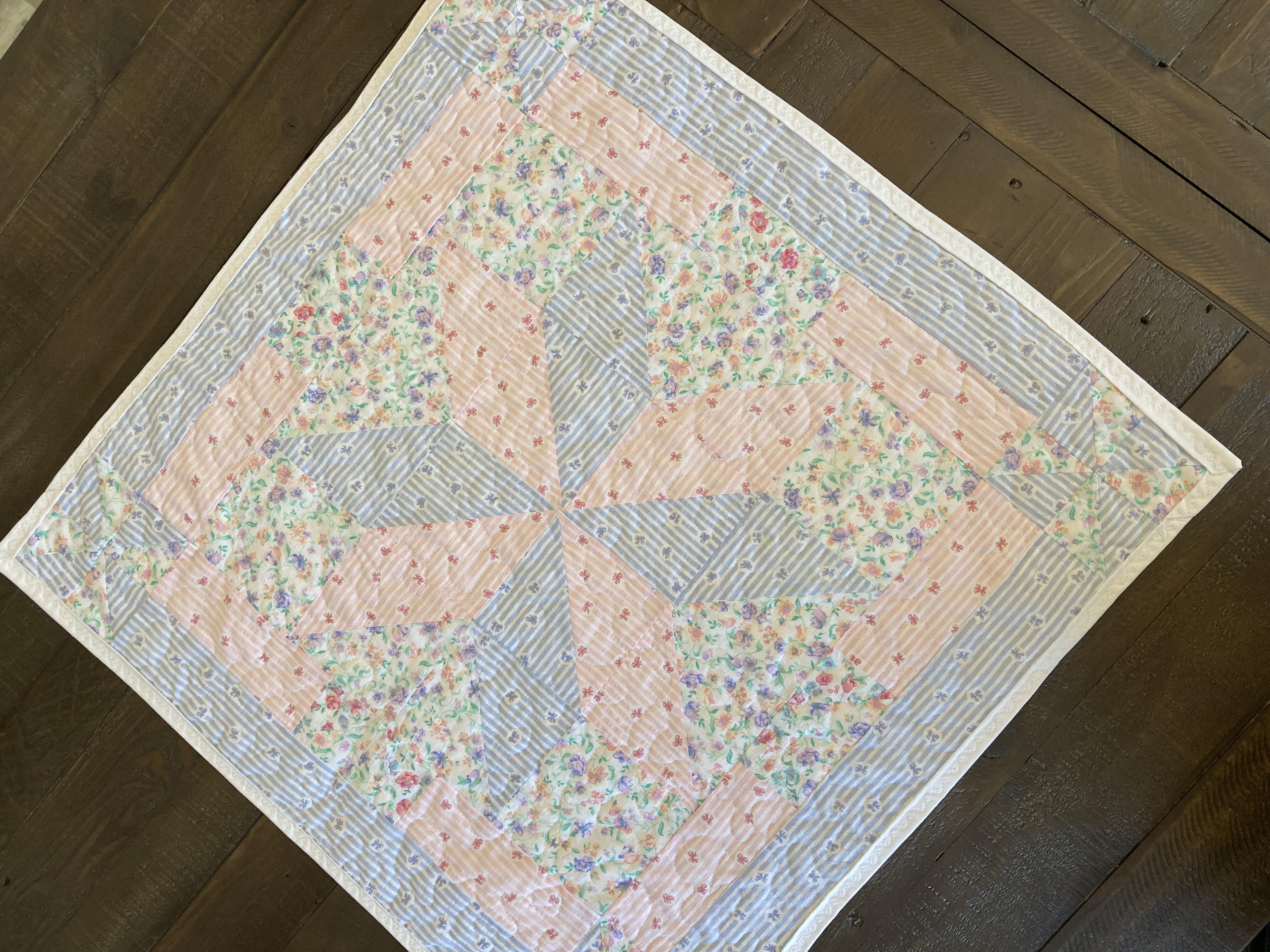 Charming Quilted Square Tablecloth Pattern | FaveQuilts.com