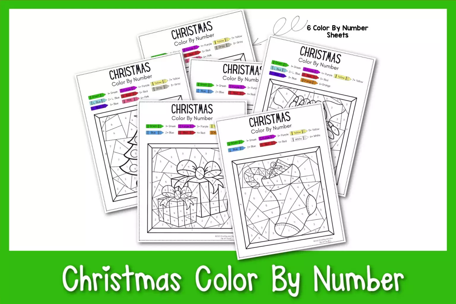 Christmas Color By Number | FaveCrafts.com