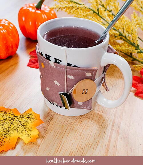 How To Sew A Mug Cozy | AllFreeSewing.com