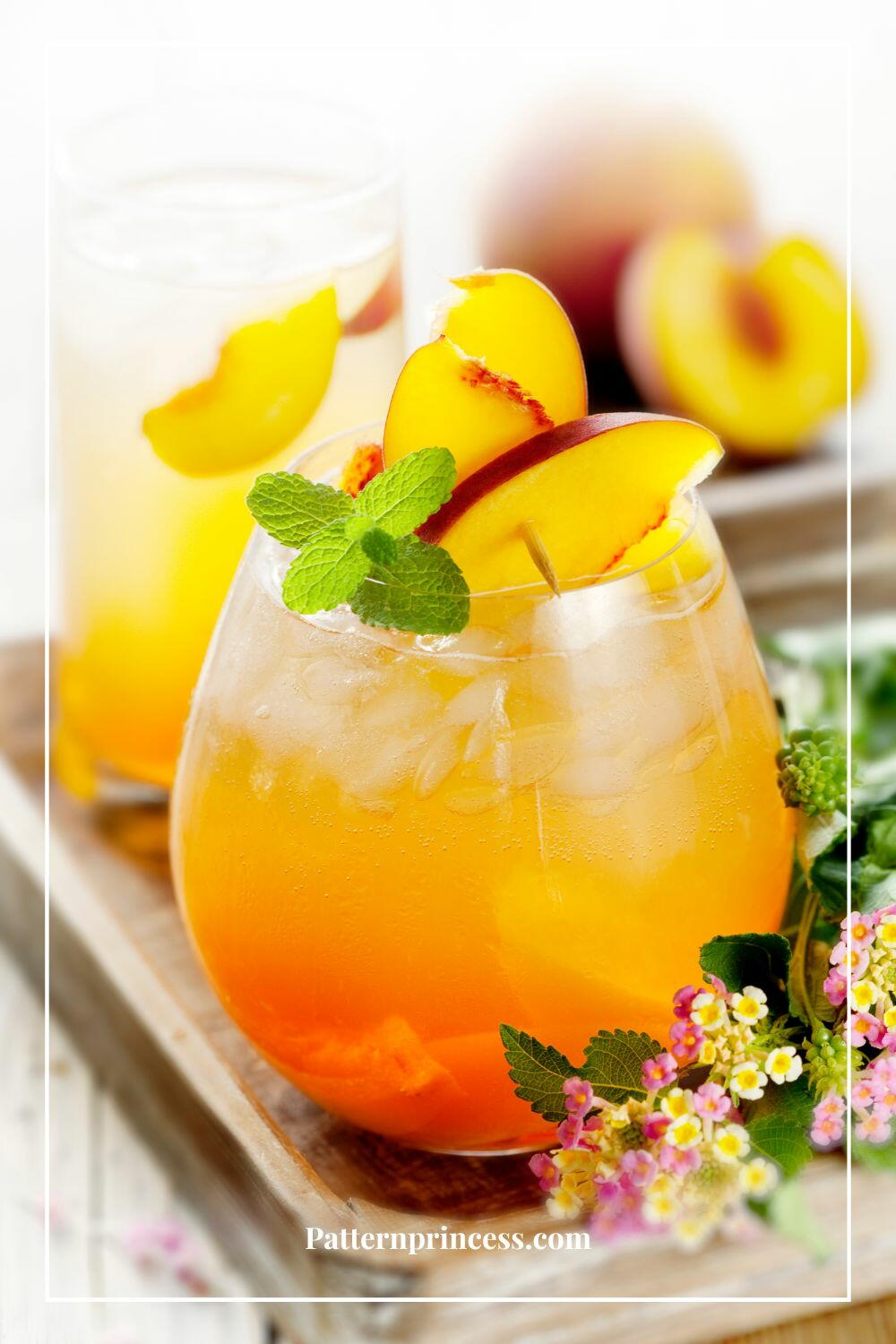 Crown Royal Peach Spritzer | FaveSouthernRecipes.com