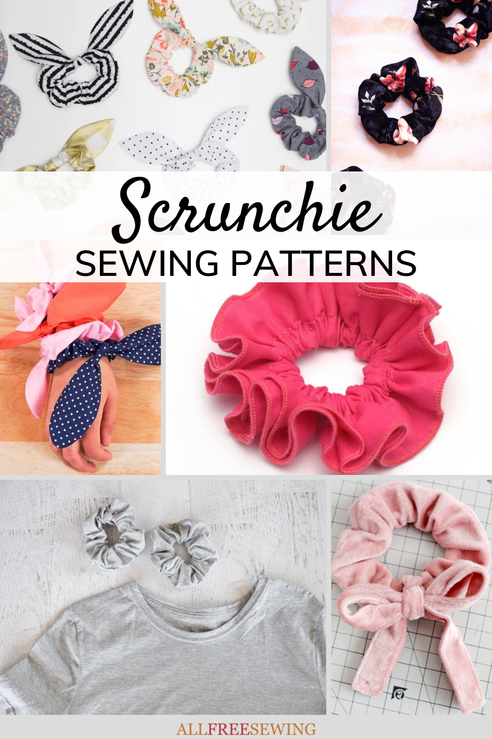 17 Free Scrunchie Patterns | AllFreeSewing.com