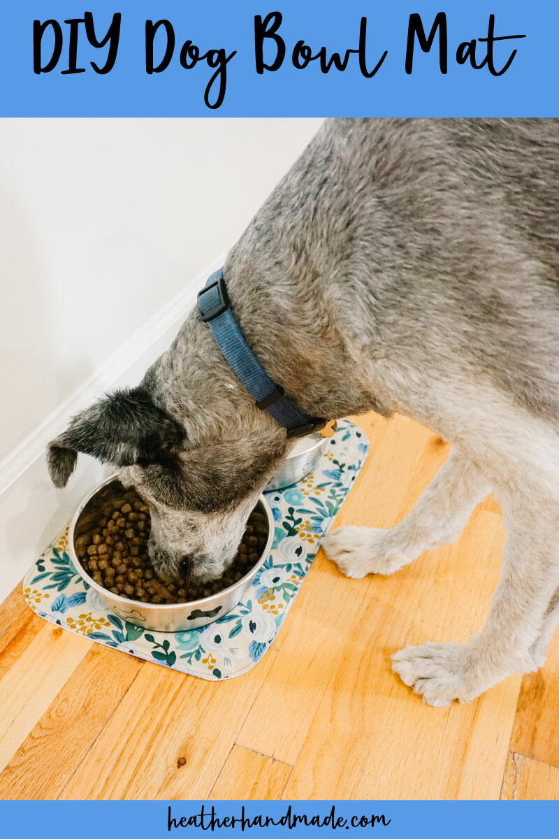 DIY Dog Bowl Mat | AllFreeSewing.com