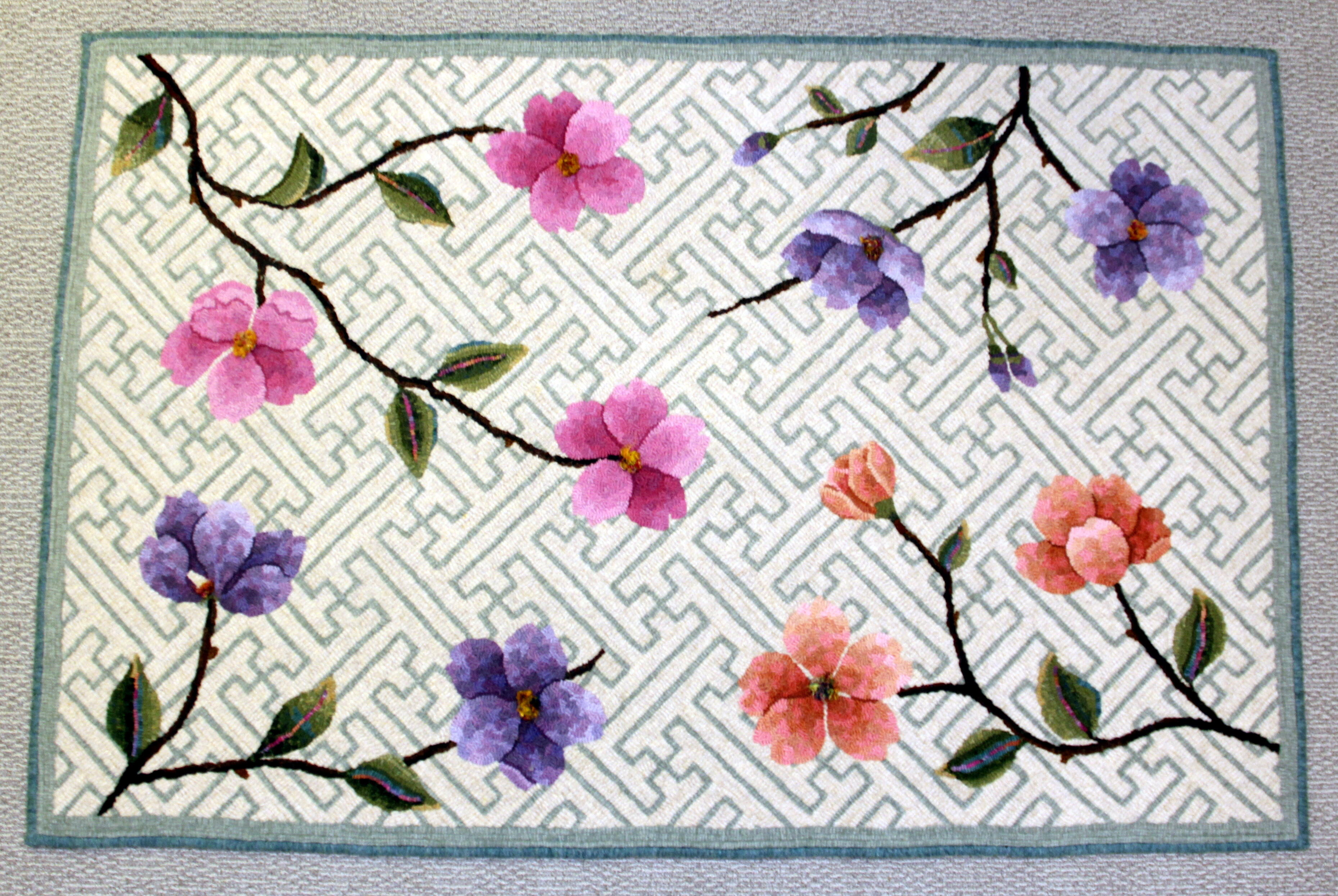 Cherry Blossoms | rughookingmagazine.com