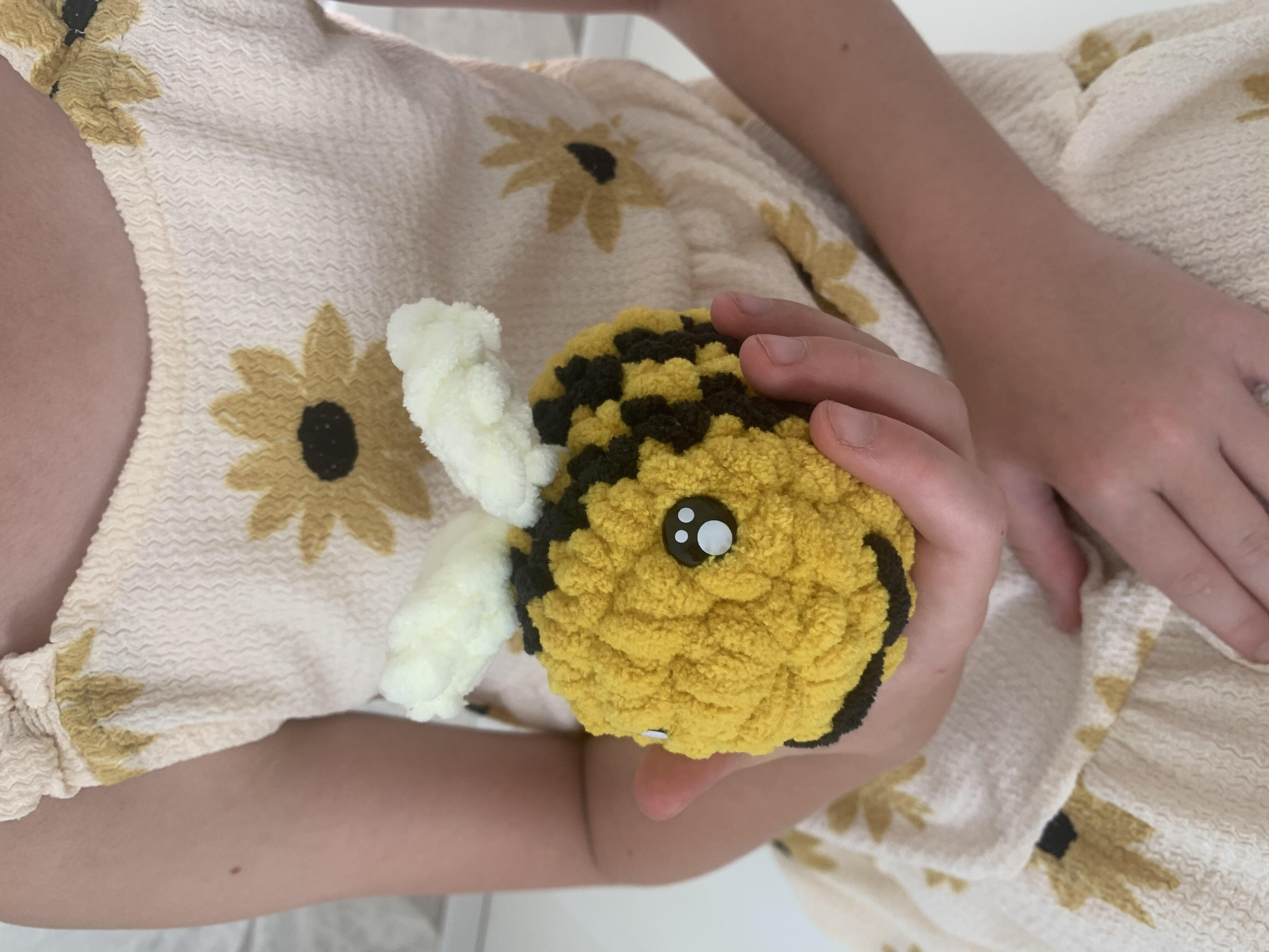 Small Amigurumi Bee Squishy | AllFreeCrochet.com