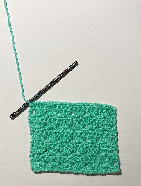 Stacked Shells Section | AllFreeCrochetAfghanPatterns.com