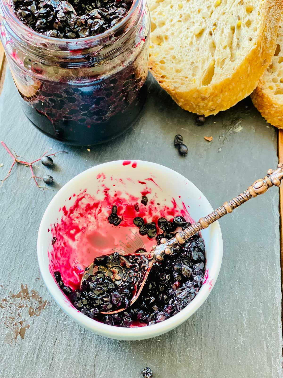 Superb Elderberry Jam | AllFreeCopycatRecipes.com