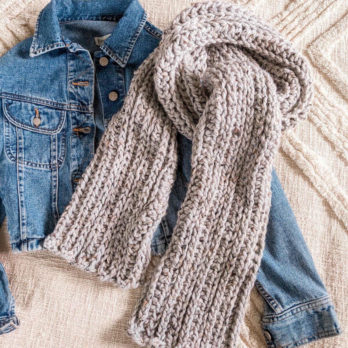 Knit-like Crochet Scarf | AllFreeCrochet.com