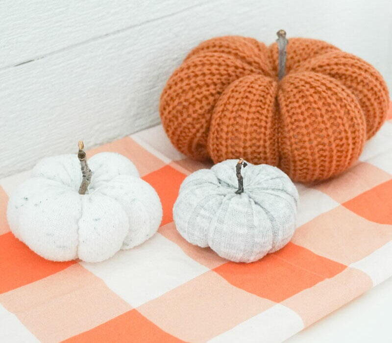 How To Make A Sweater Pumpkin | AllFreeSewing.com