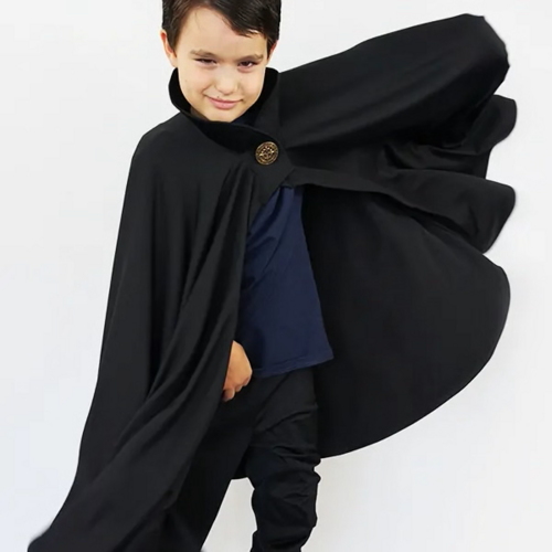 Sew a Halloween Vampire Cape with a Rigid Collar | AllFreeSewing.com