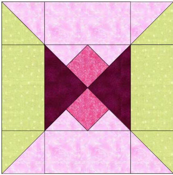 Angel Wings Quilt Block | FaveQuilts.com