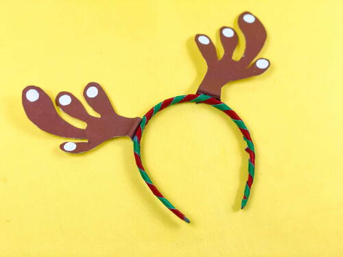 Cute Reindeer Headband | AllFreeChristmasCrafts.com