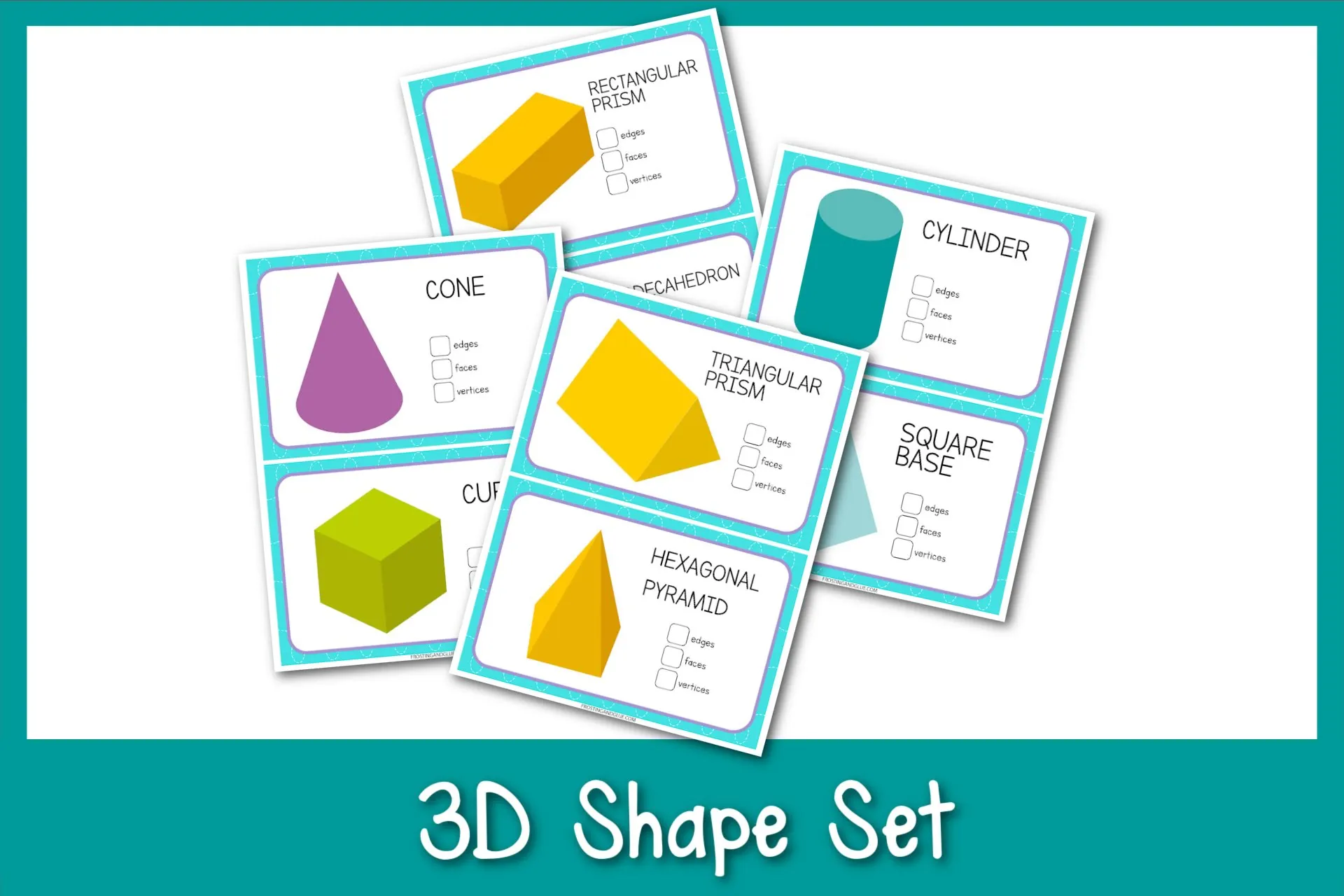 3d Shapes Printable For Kids | FaveCrafts.com