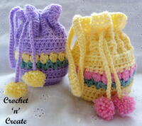 Crochet Pattern Small Bag | AllFreeCrochet.com