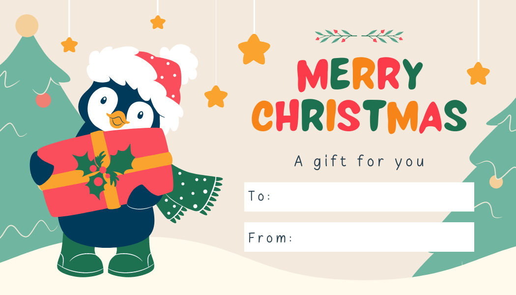 Penguin Gift Tag | FaveCrafts.com