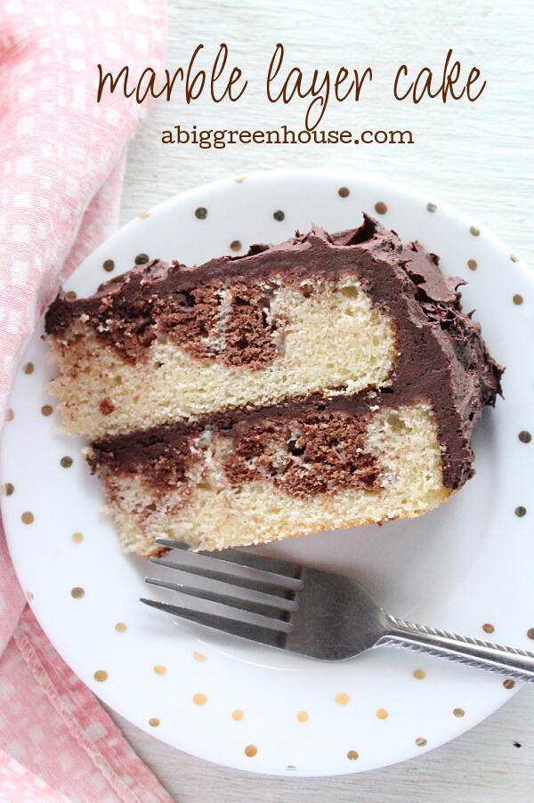 Marble Layer Cake | RecipeLion.com