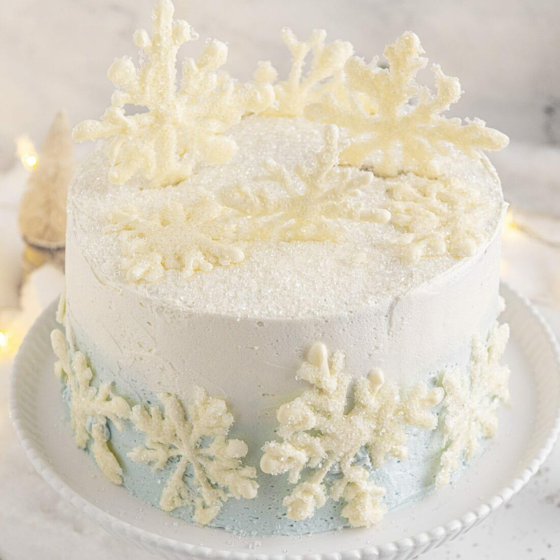 Snowflake Cake | RecipeLion.com