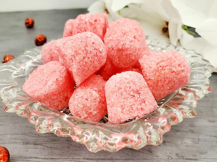 Peppermint Bath Gems | DIYIdeaCenter.com