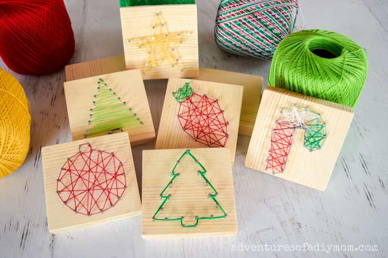 Christmas String Art | FaveCrafts.com