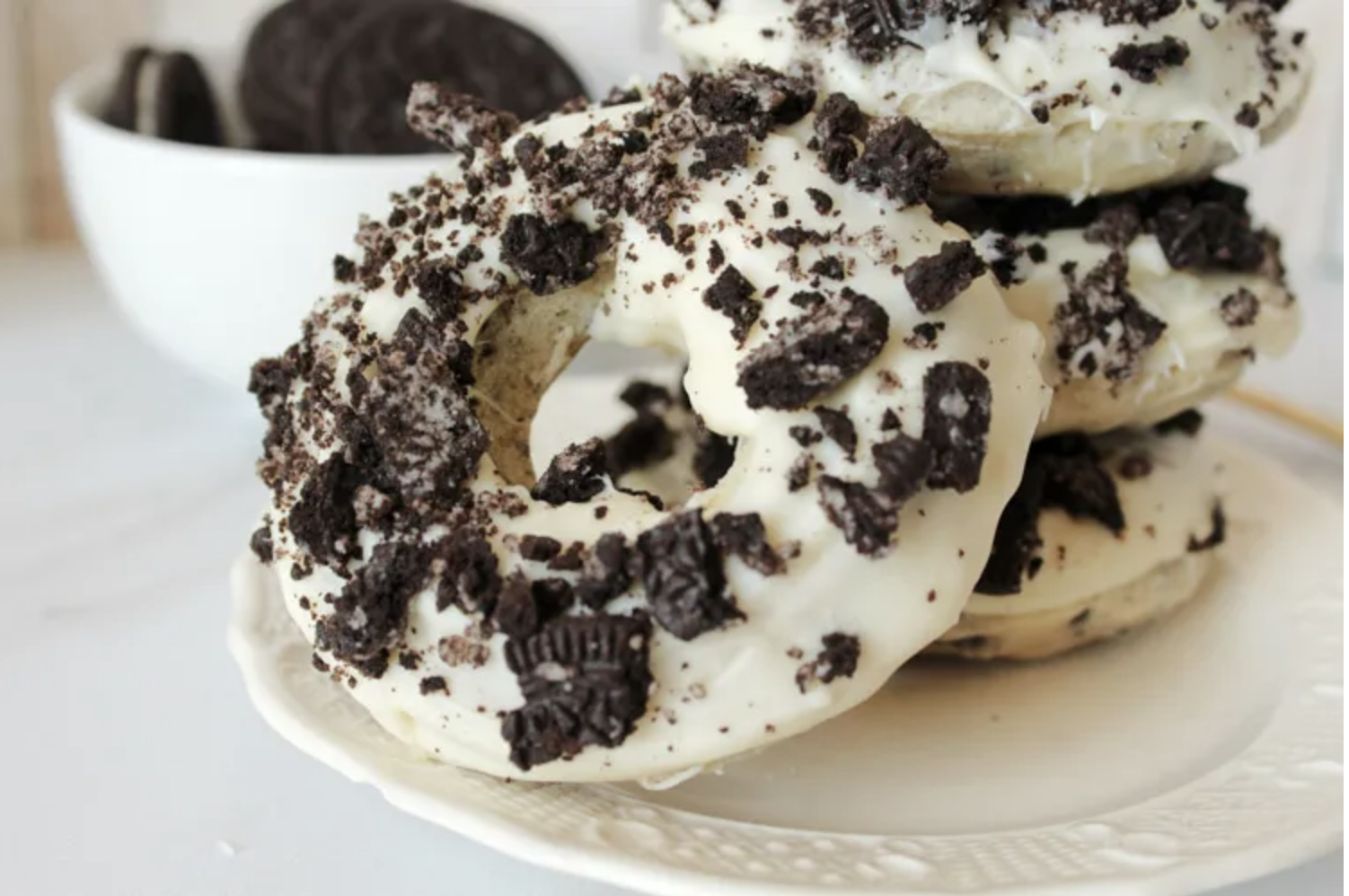 Creamy And Delicious Oreo Explosion Donuts | TheBestDessertRecipes.com