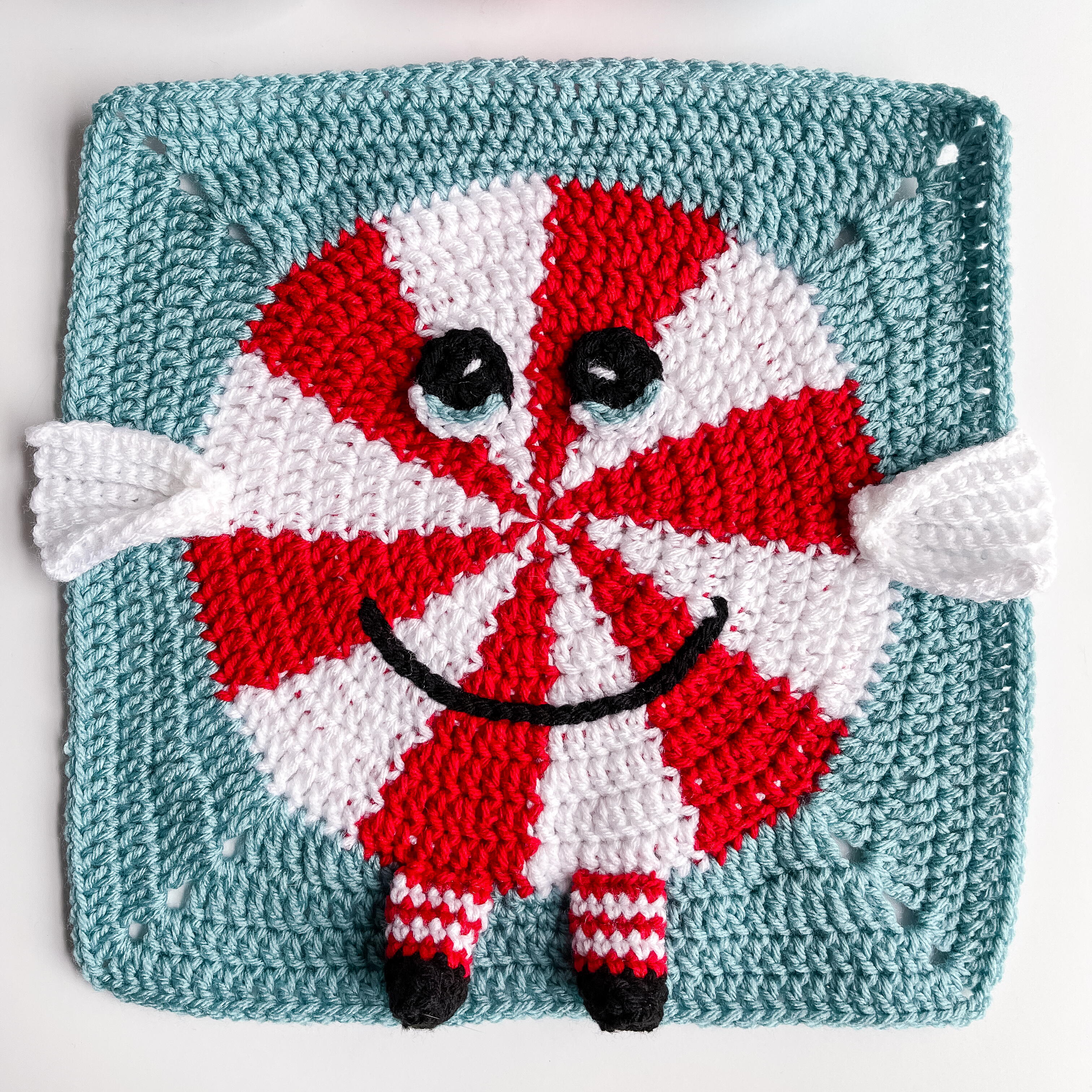 Peppermint Candy Man Square | FaveCrafts.com