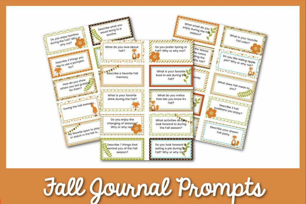 50 Fall Writing Prompts To Inspire Kids To Write | FaveCrafts.com