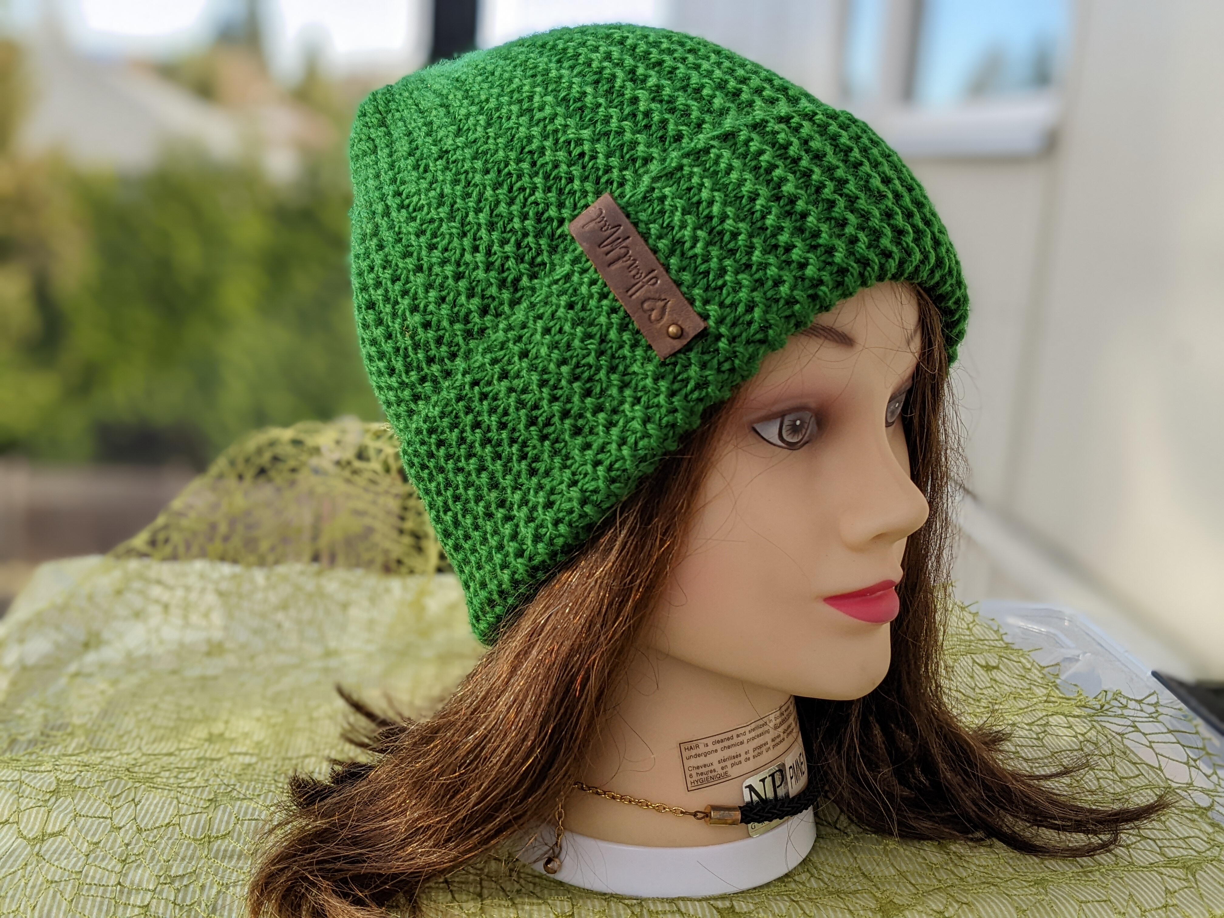 Flat Slouchy Beanie | AllFreeKnitting.com