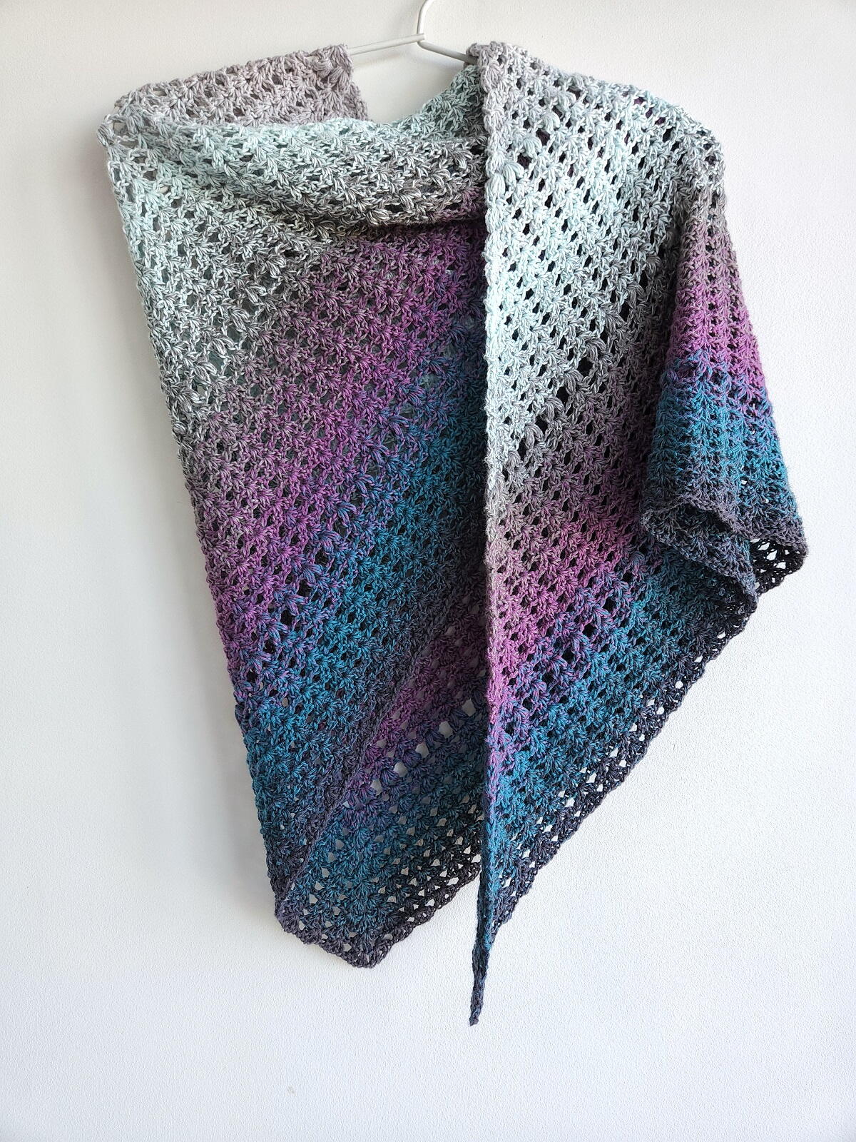 Iris Triangle Shawl | FaveCrafts.com