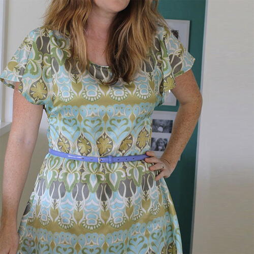 Modest Date Night Dress Pattern to Sew | AllFreeSewing.com