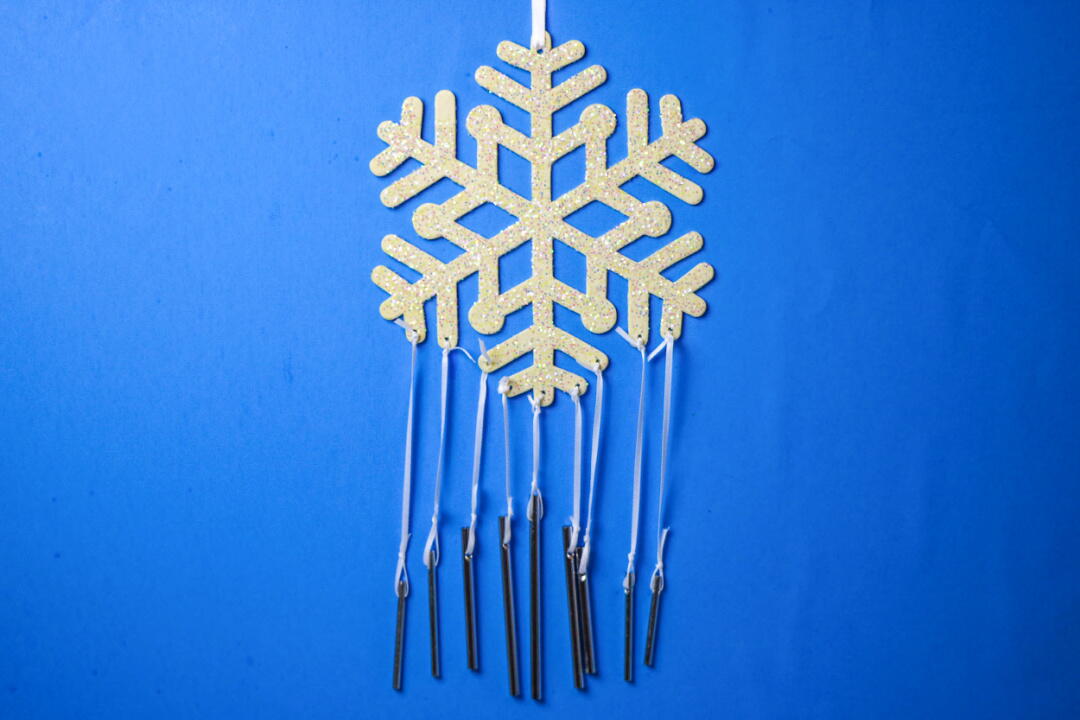 Snowflake Wind Chime | FaveCrafts.com