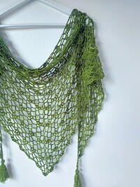 Small Fans Shawl | AllFreeCrochet.com