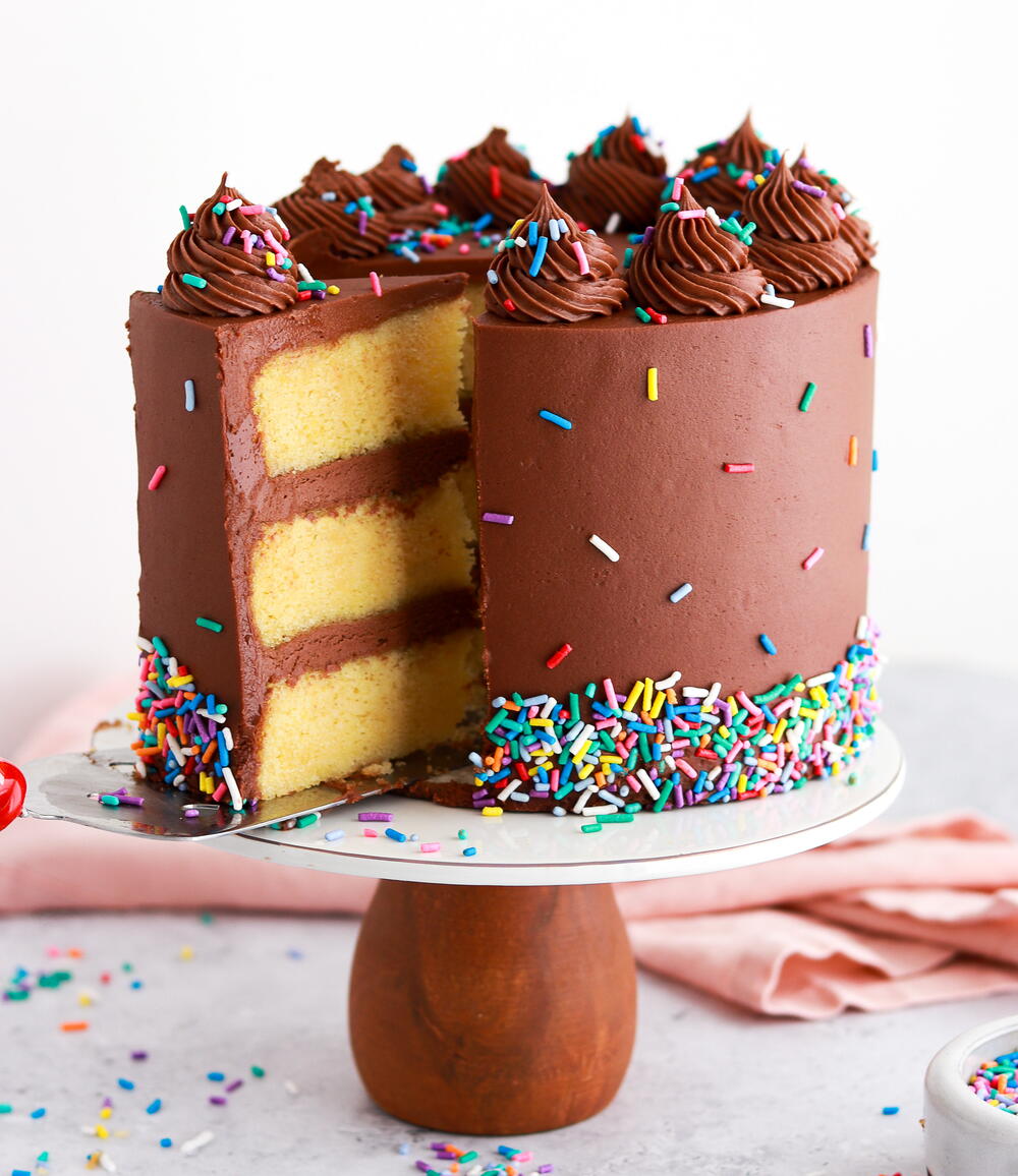 Classic Birthday Cake | RecipeLion.com