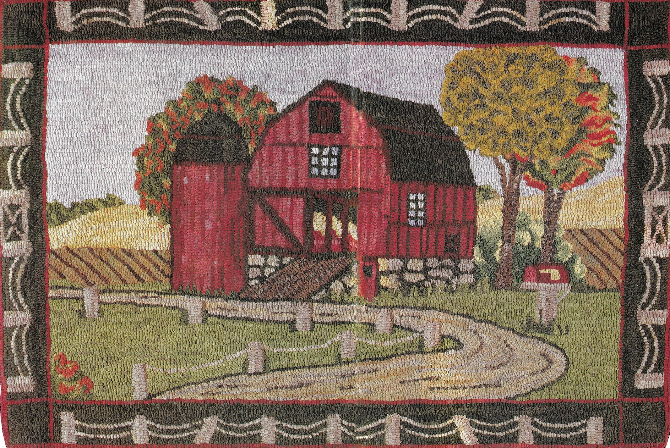 How to Hook the Barn | rughookingmagazine.com