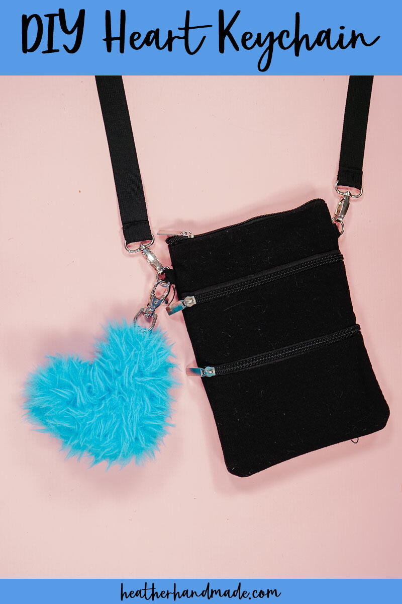 DIY Heart Keychain | AllFreeSewing.com