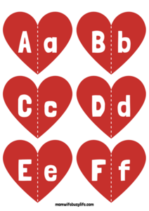 Valentine's Day Alphabet Letter Match Game | FaveCrafts.com