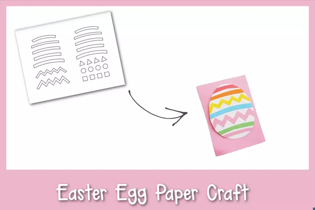 Easter Egg Paper Craft | AllFreeKidsCrafts.com
