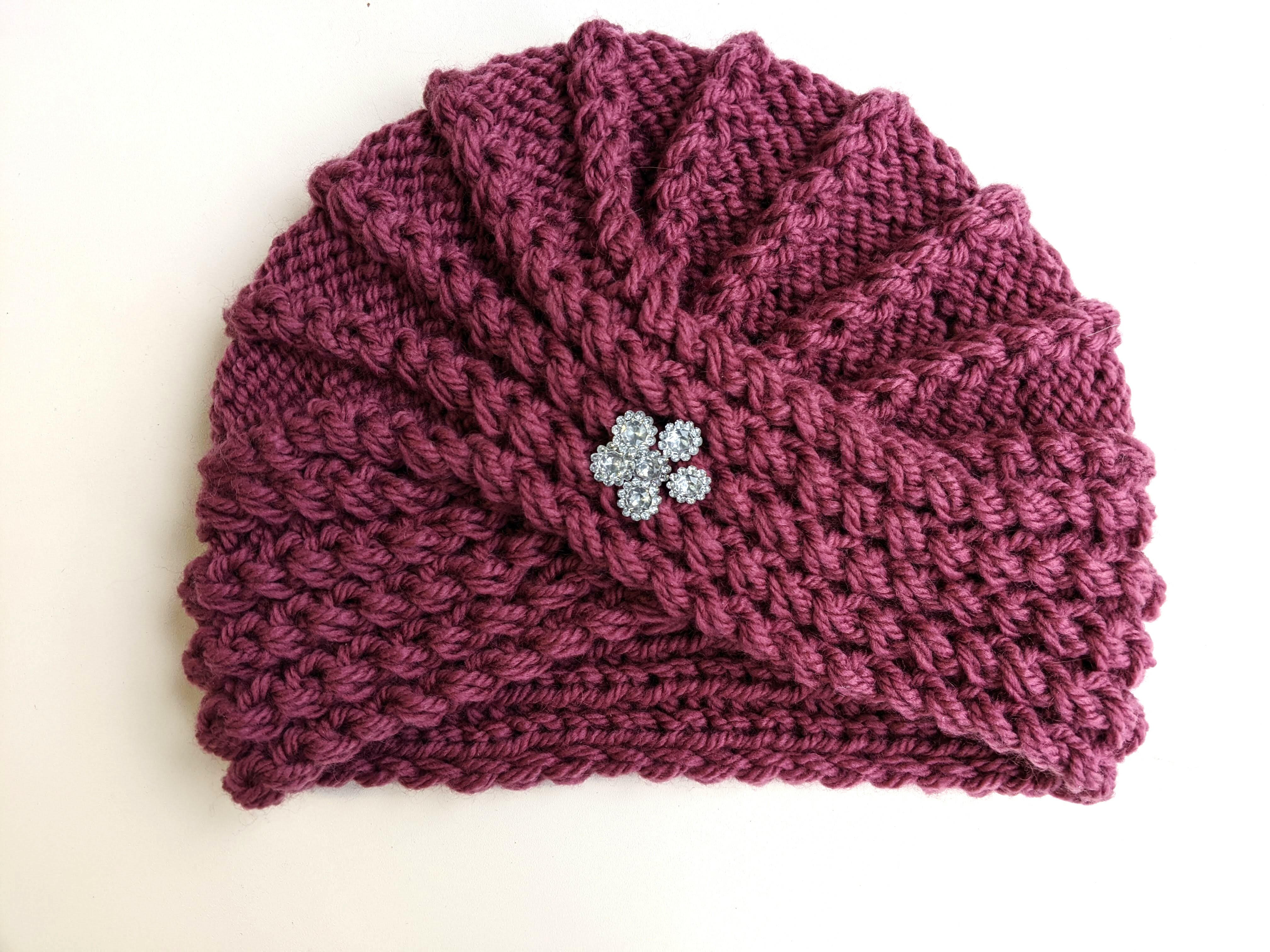 Twisted Turban Hat | AllFreeKnitting.com