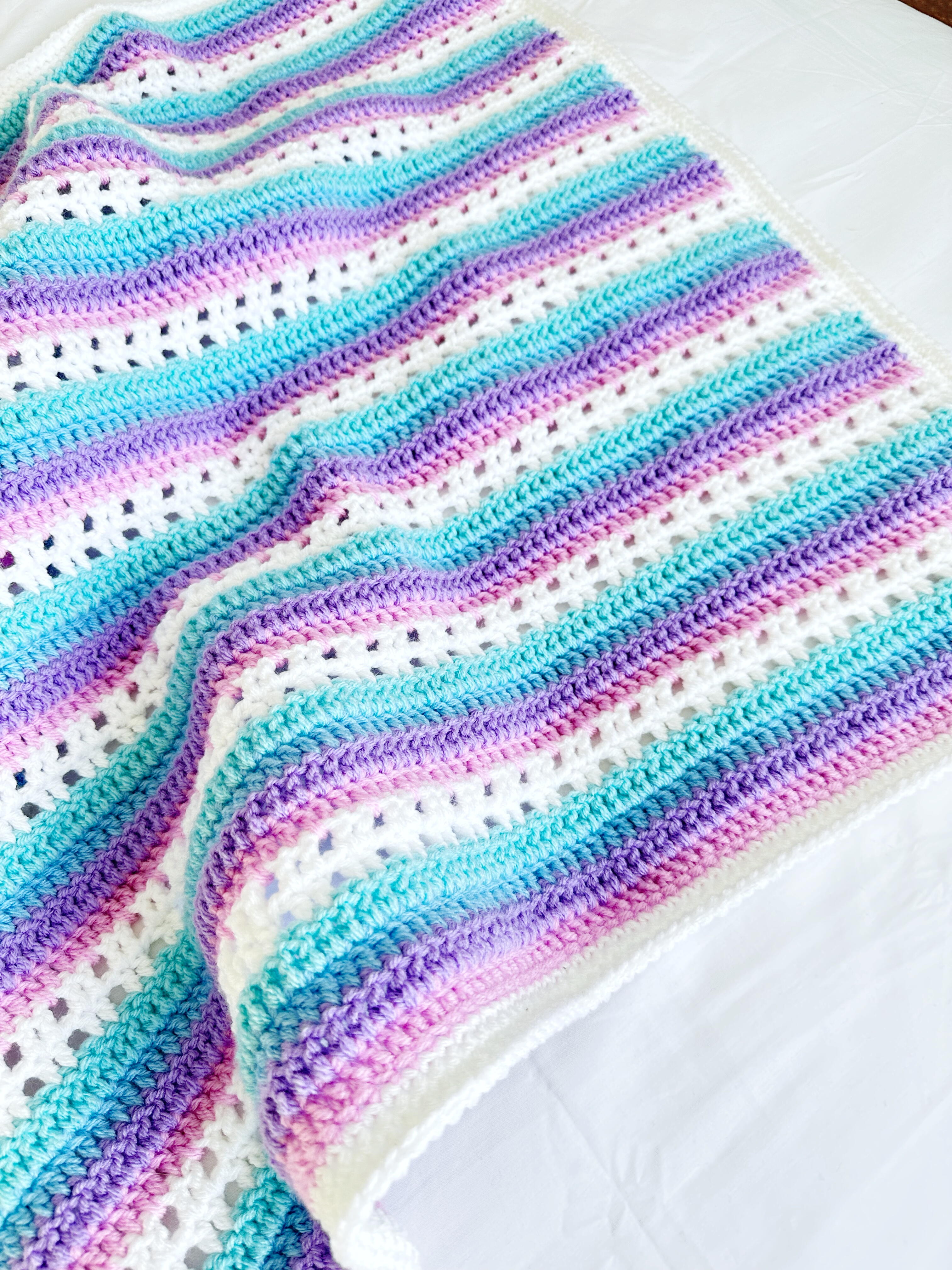 Orla Baby Blanket | AllFreeCrochet.com