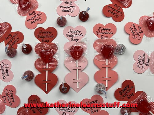 Lollipop Valentine Card | DIYIdeaCenter.com
