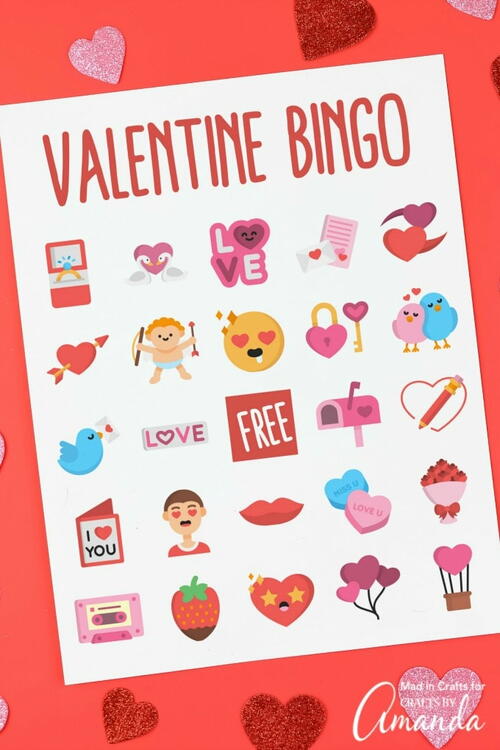 Printable Valentine Bingo | AllFreeKidsCrafts.com