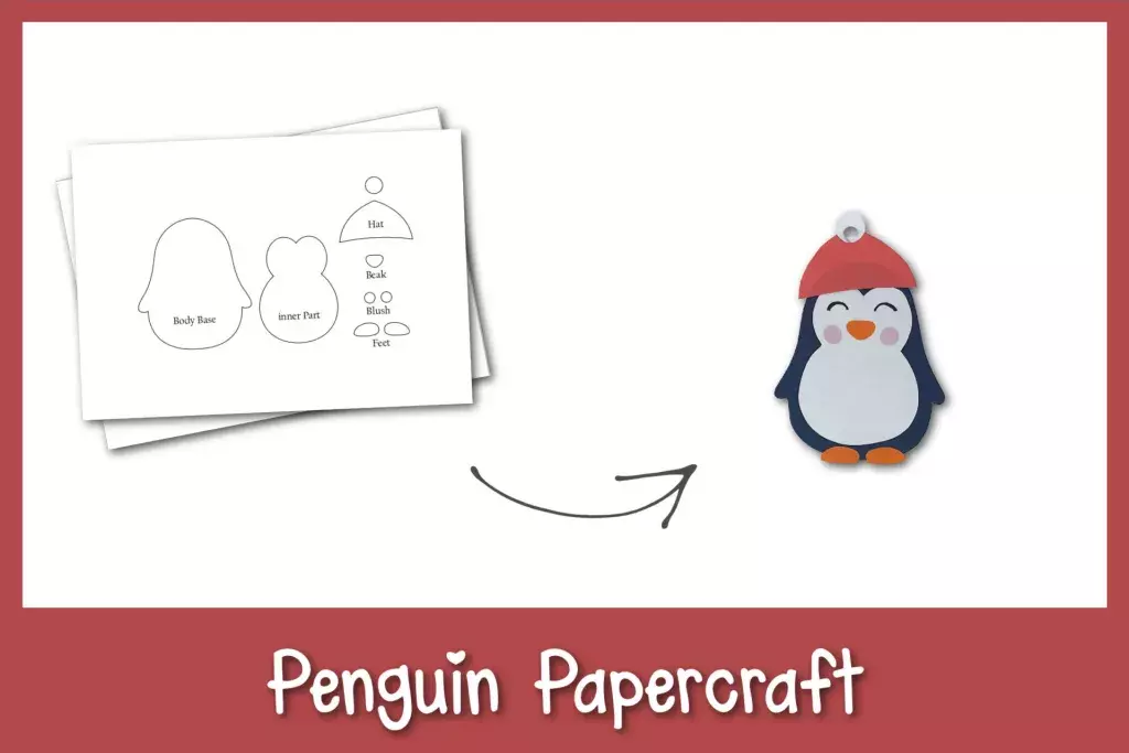 Penguin Papercraft | AllFreeKidsCrafts.com