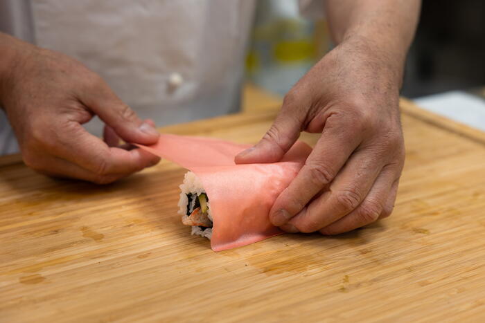 Soy Sheet Heart Roll | RecipeLion.com
