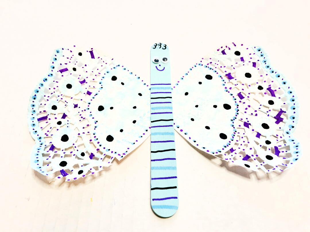 Butterfly Popsicle Stick Craft | FaveCrafts.com