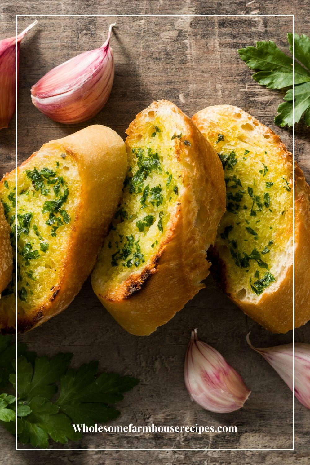 Baguette Garlic Bread Recipe | AllFreeCopycatRecipes.com