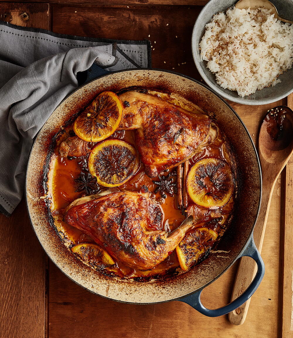 Sticky Orange & Szechuan Pepper Chicken | RecipeLion.com