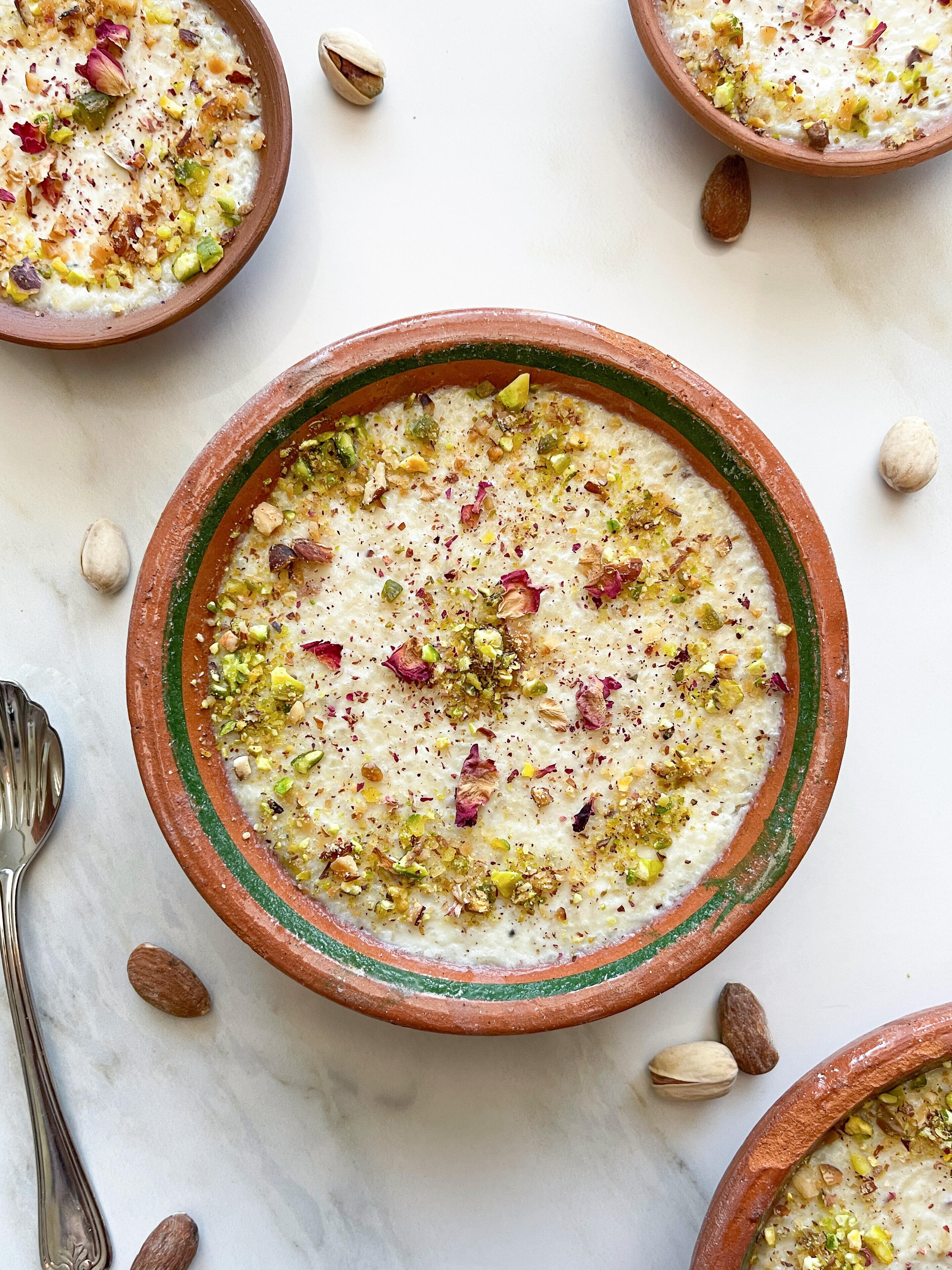 Pakistani Rice Kheer Stovetop Rice Pudding