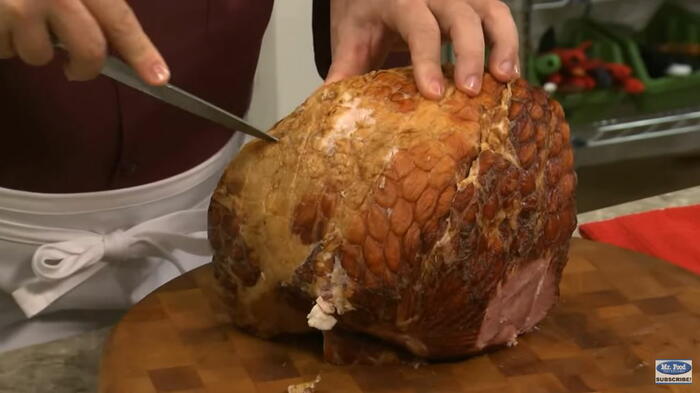 Brown Sugar Semi-Boneless Ham Recipe | MrFood.com