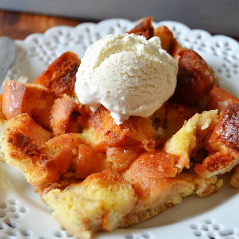 Donut Bread Pudding | AllFreeCasseroleRecipes.com