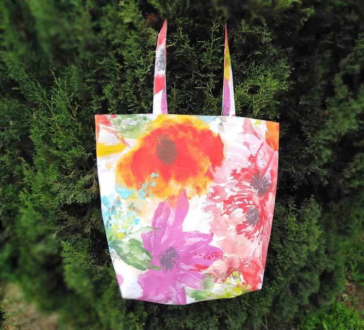 DIY Reusable Grocery Shopping Bag | AllFreeSewing.com